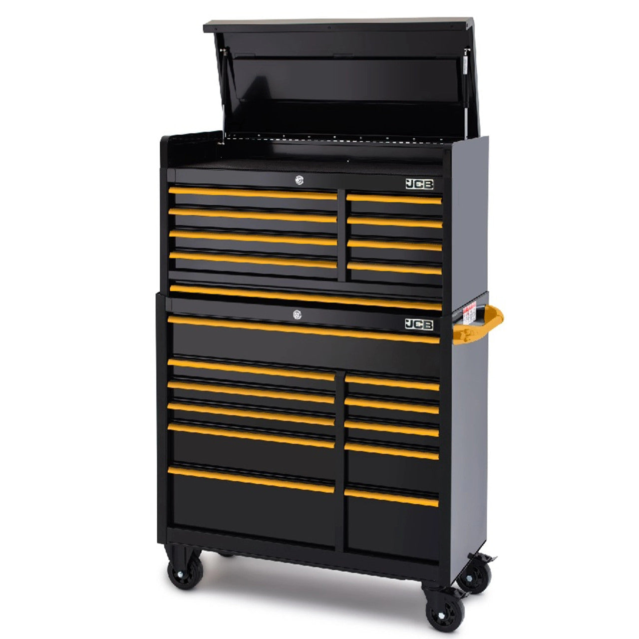 JCB Classic Design 42’’ Roller Cabinet and Top Tool Chest Stack | JCBS ...